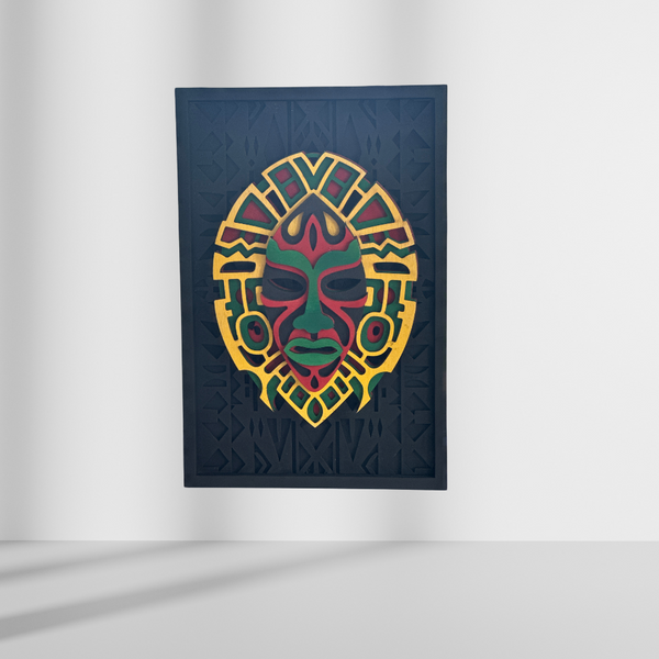 "African Mask" Sign – Walker Signs & Designs