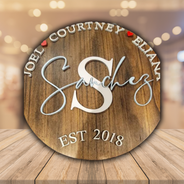 Family Sign – Walker Signs & Designs