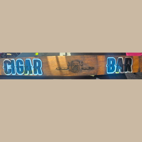 Custom Barrel Stave – Walker Signs & Designs