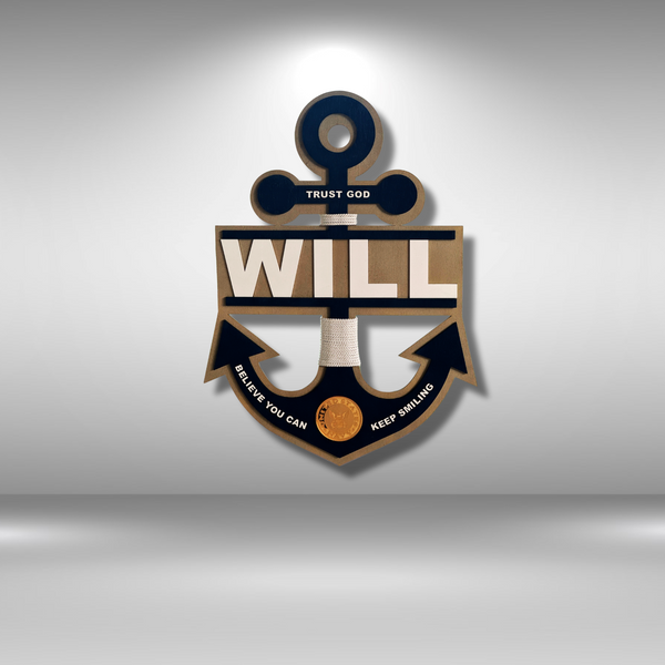 "Navy Anchor" Sign – Walker Signs & Designs